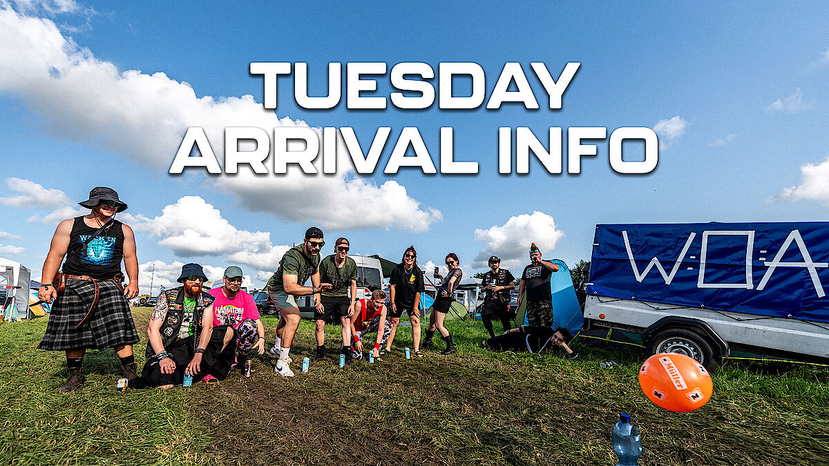 W:O:A 2025 - Alle Infos zur Anreise am Dienstag | Wacken Open Air