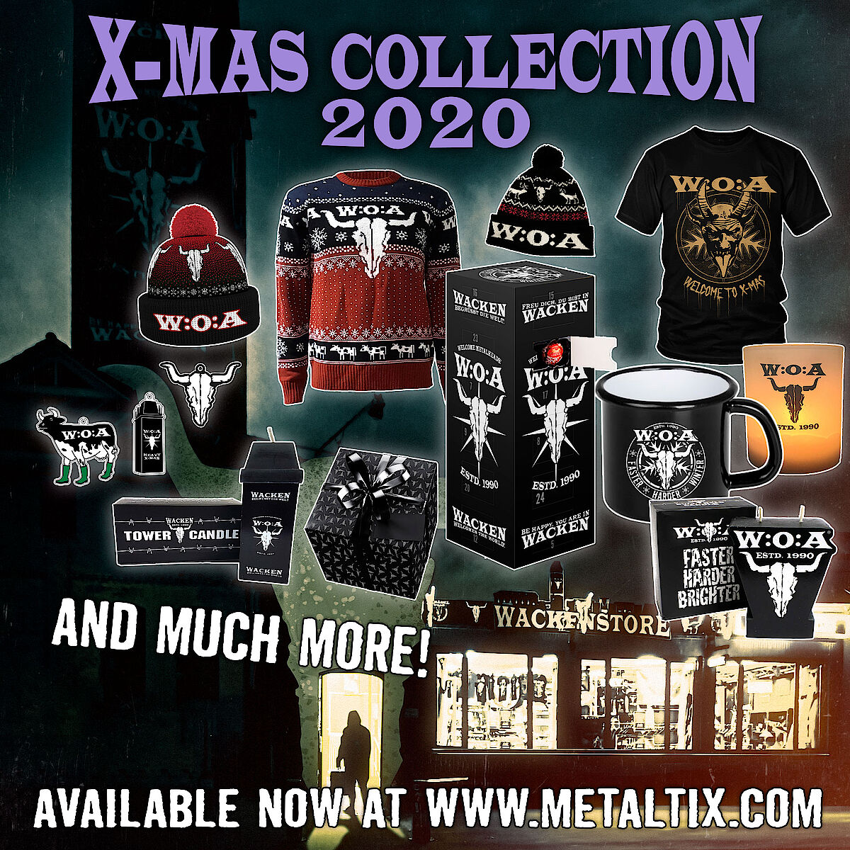W:O:A X-MAS Kollektion 2020 | Wacken Open Air