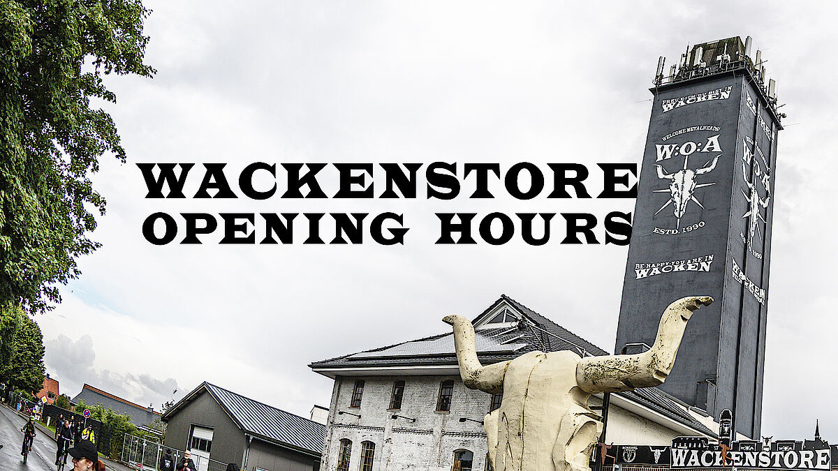 Wacken Store - Current Opening hours at W:O:A 2024! | Wacken Open Air