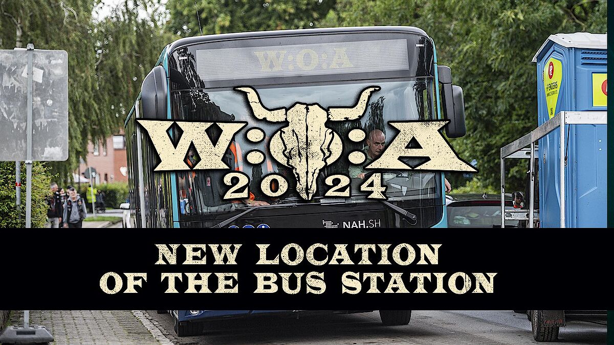 New location of the bus station at W:O:A 2024! | Wacken Open Air