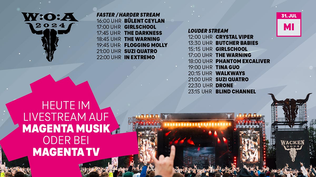 The Wacken 2024 Magenta Livestream! | Wacken Open Air