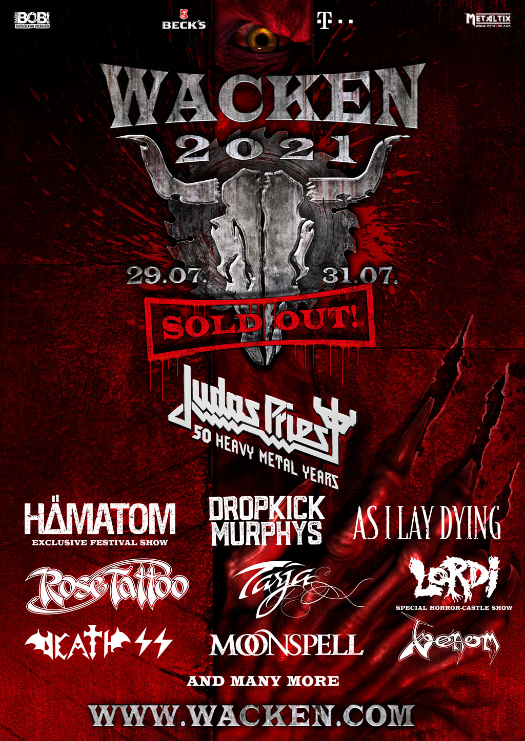 Hier sind die ersten Bands für das W:O:A 2021 | Wacken Open Air